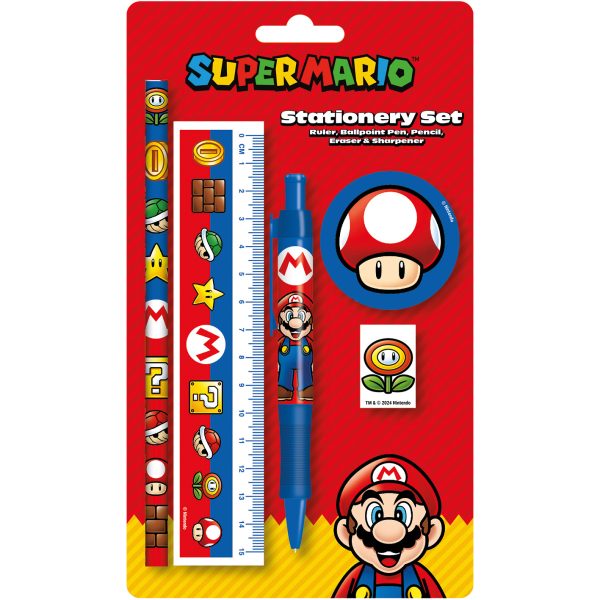 SUPER MARIO – BUDGET (STATIONERY SET) – Qualia Box